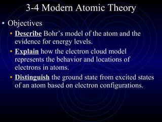 3 -4 Modern Atomic Theory | PPT