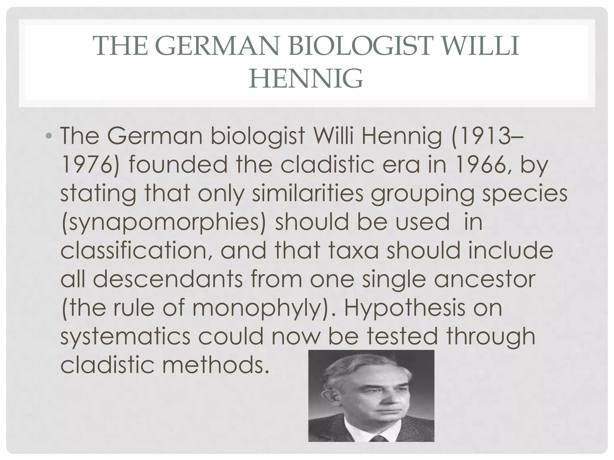 3.3 from phenetics to phylogenies | PPTX