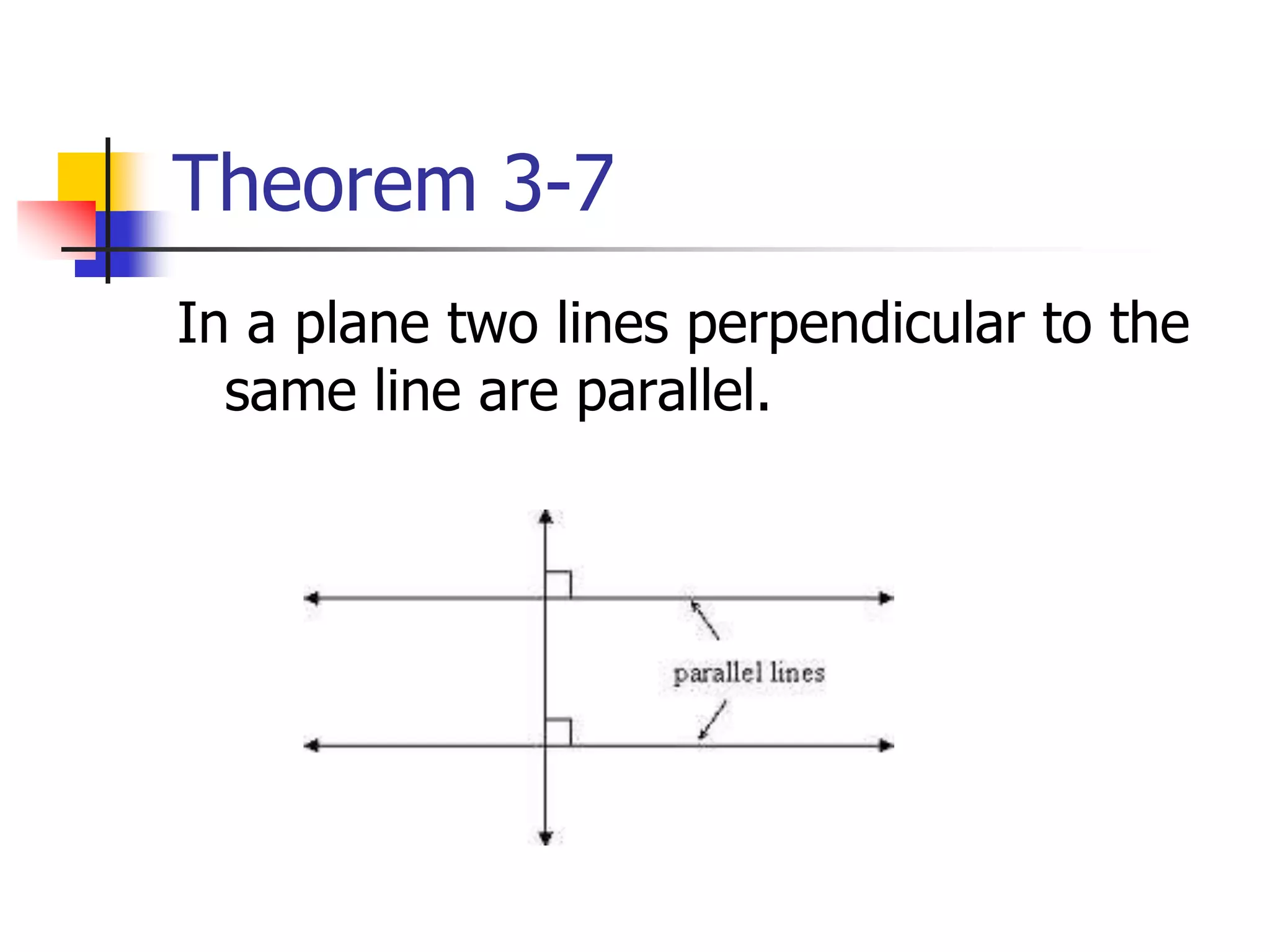 3-3 part 1 properties of parallel lines | PPTX
