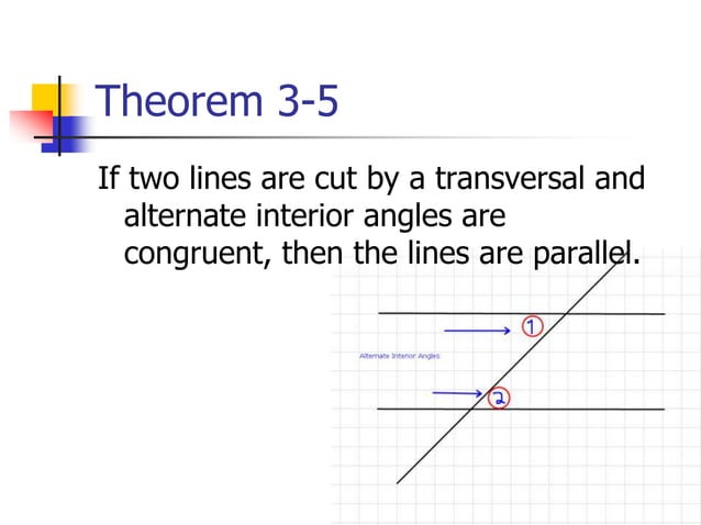 3-3 part 1 properties of parallel lines | PPTX