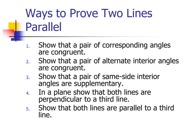 3-3 part 1 properties of parallel lines | PPTX