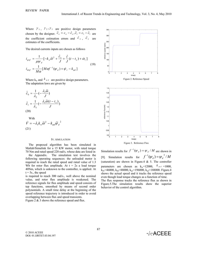 Adaptive control of saturated induction motor with uncertain load torque | PDF