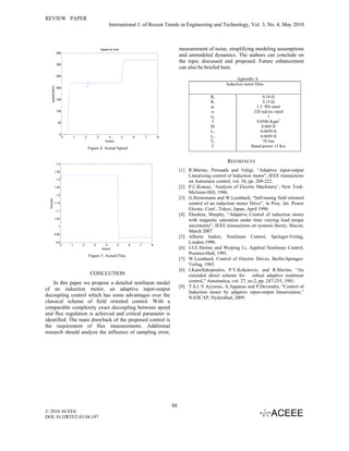 Adaptive control of saturated induction motor with uncertain load torque | PDF