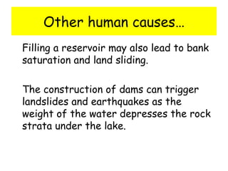 3.4.2 Human Causes And Consequences Of Mass Movement V2 | PPT