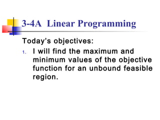 3.4 a linear programming | PPT