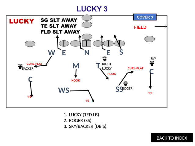 3-4 Defensive Playbook - Fronts, Coverages, & Blitz's | PPTX