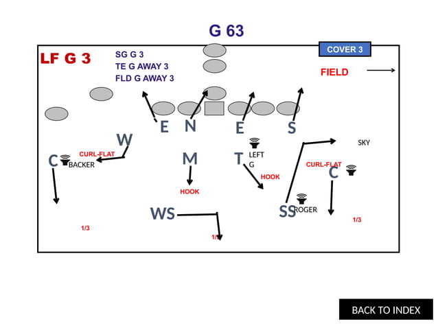 3-4 Defensive Playbook - Fronts, Coverages, & Blitz's | PPTX