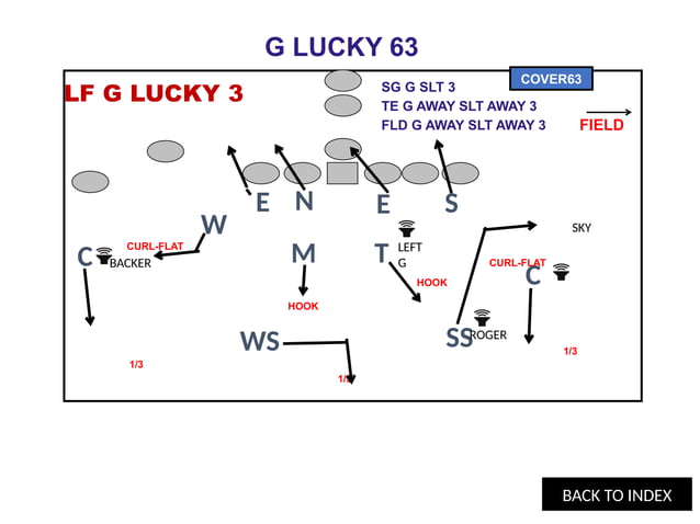 3-4 Defensive Playbook - Fronts, Coverages, & Blitz's | PPTX