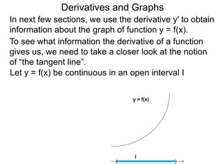 3.4 derivative and graphs | PPTX