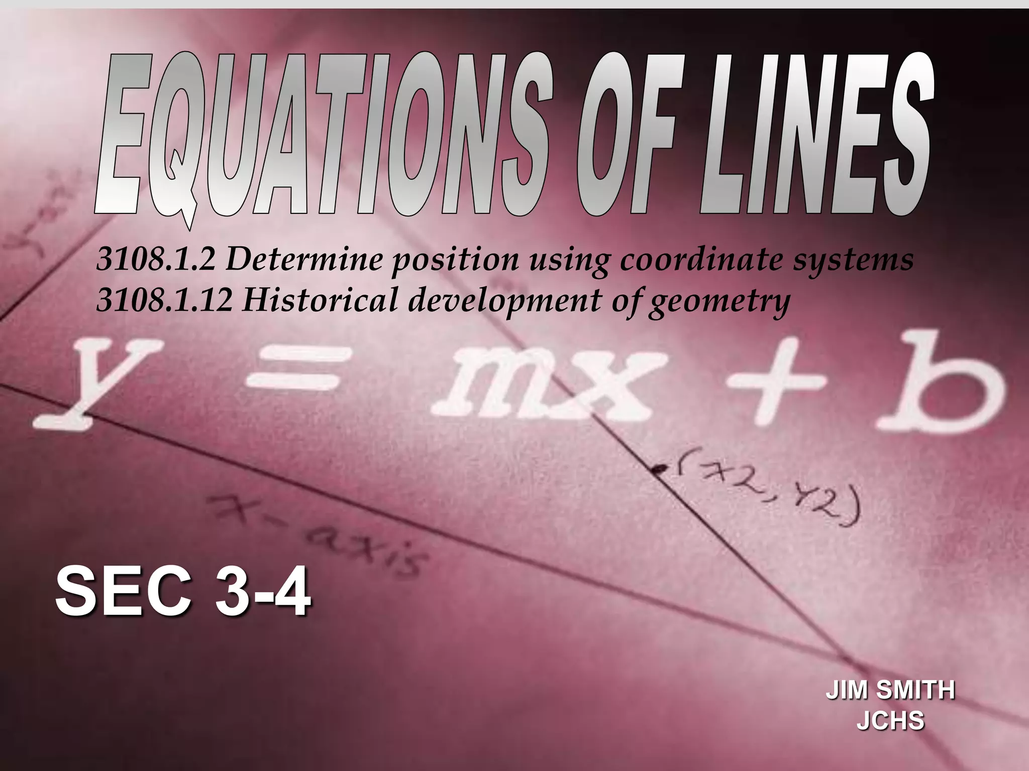 3-4 Equations of Lines.ppt