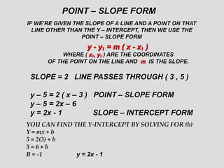 3-4 Equations of Lines.ppt