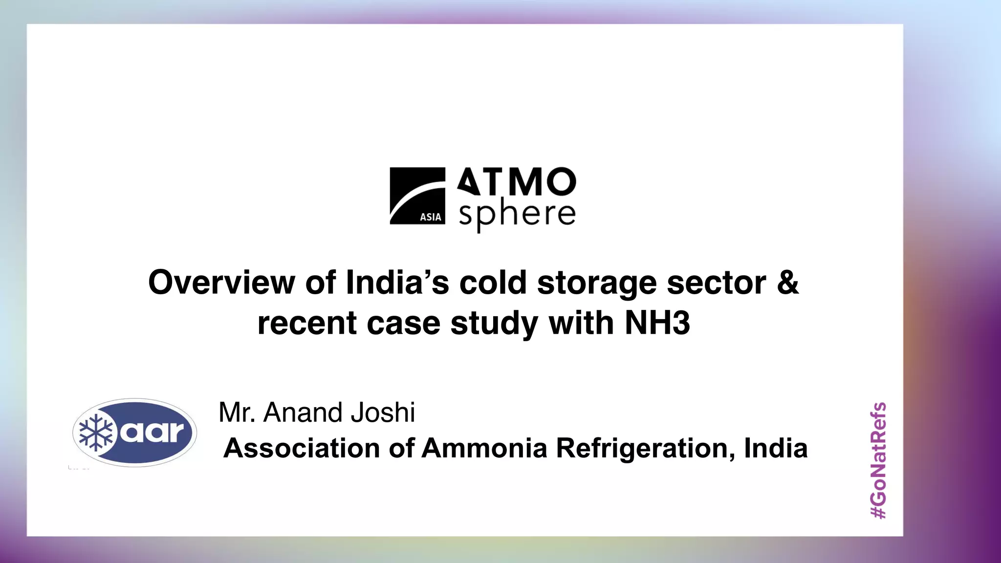 Overview of India’s cold storage sector & recent case study with NH3 | PDF