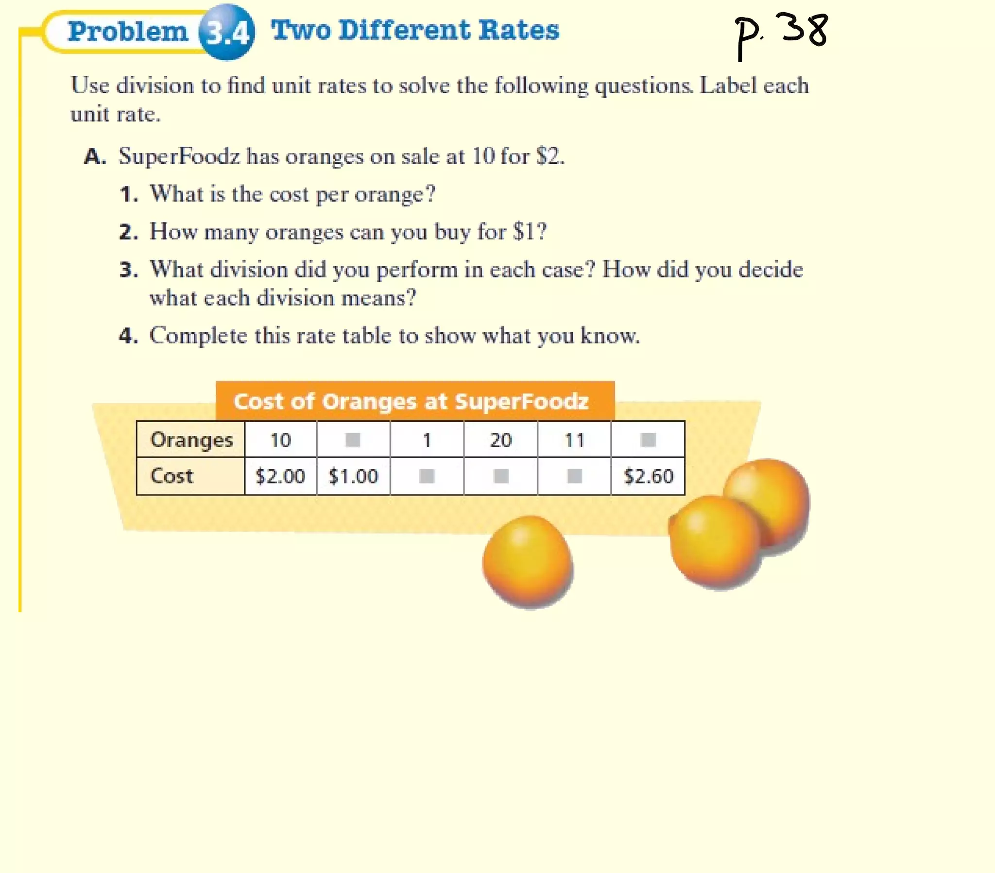 Comparing And Scaling Problem 3 4 Intro Bt Ppt
