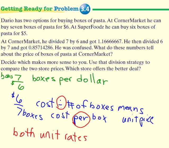 Comparing & Scaling Problem 3 4 Intro Bt | PPT