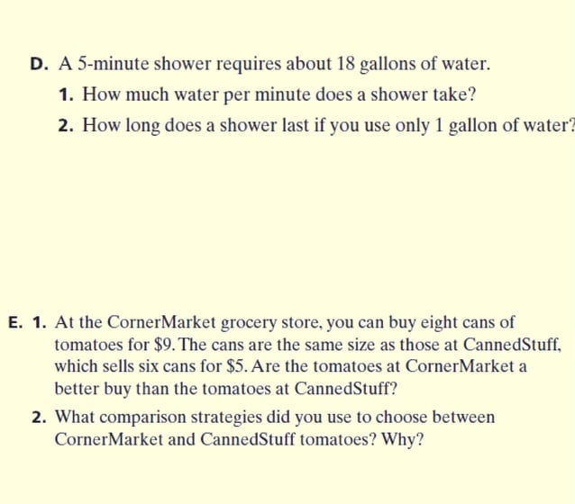 Comparing & Scaling Problem 3 4 Intro Bt | PPT