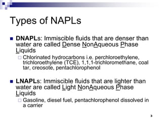 Multiphase flow and nonaqueous phase liquids | PPTX | Chemistry | Science