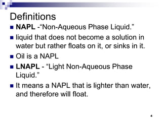 Multiphase flow and nonaqueous phase liquids | PPTX | Chemistry | Science