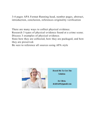 3-4 pages APA Format Running head, number pages, abstract, introduct.docx