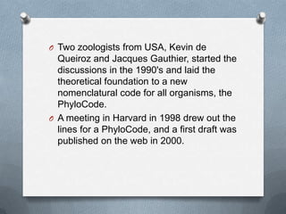 3.4 phylocode | PPTX