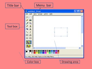 #3 4th ppt gr.1 microsoft paint | PPTX