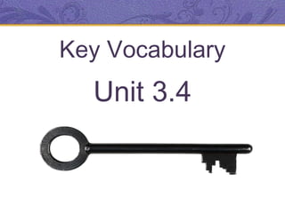 3.4 visual vocabulary cards | PPT