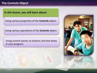 3.5 the controls object | PPTX
