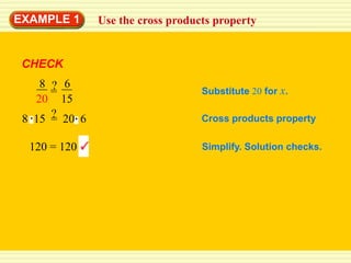3.5 & 3.6 writing and solving ratios and proportions day 2 | PPTX