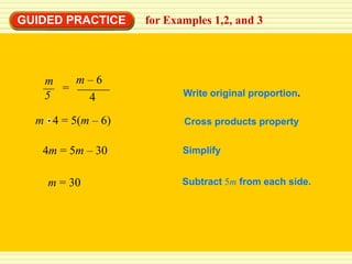 3.5 & 3.6 writing and solving ratios and proportions day 2 | PPTX
