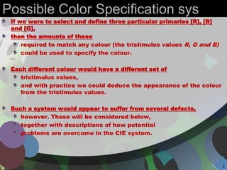 3.5 color specification system | PPTX