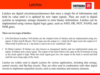 Introduction to flipflops basic of elctronics COA.pptx