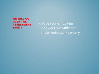 3.5 assessment student instructions | PPTX