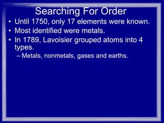 3-5 Organizing The Elements | PPT