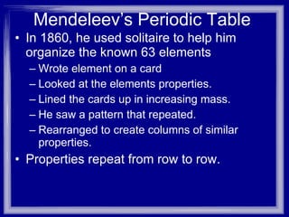 3-5 Organizing The Elements | PPT