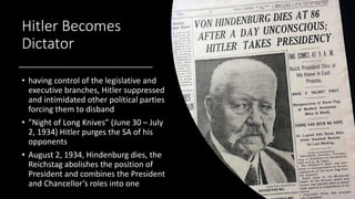 The Rise of the Nazi Party | PPTX