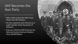 The Rise of the Nazi Party | PPTX