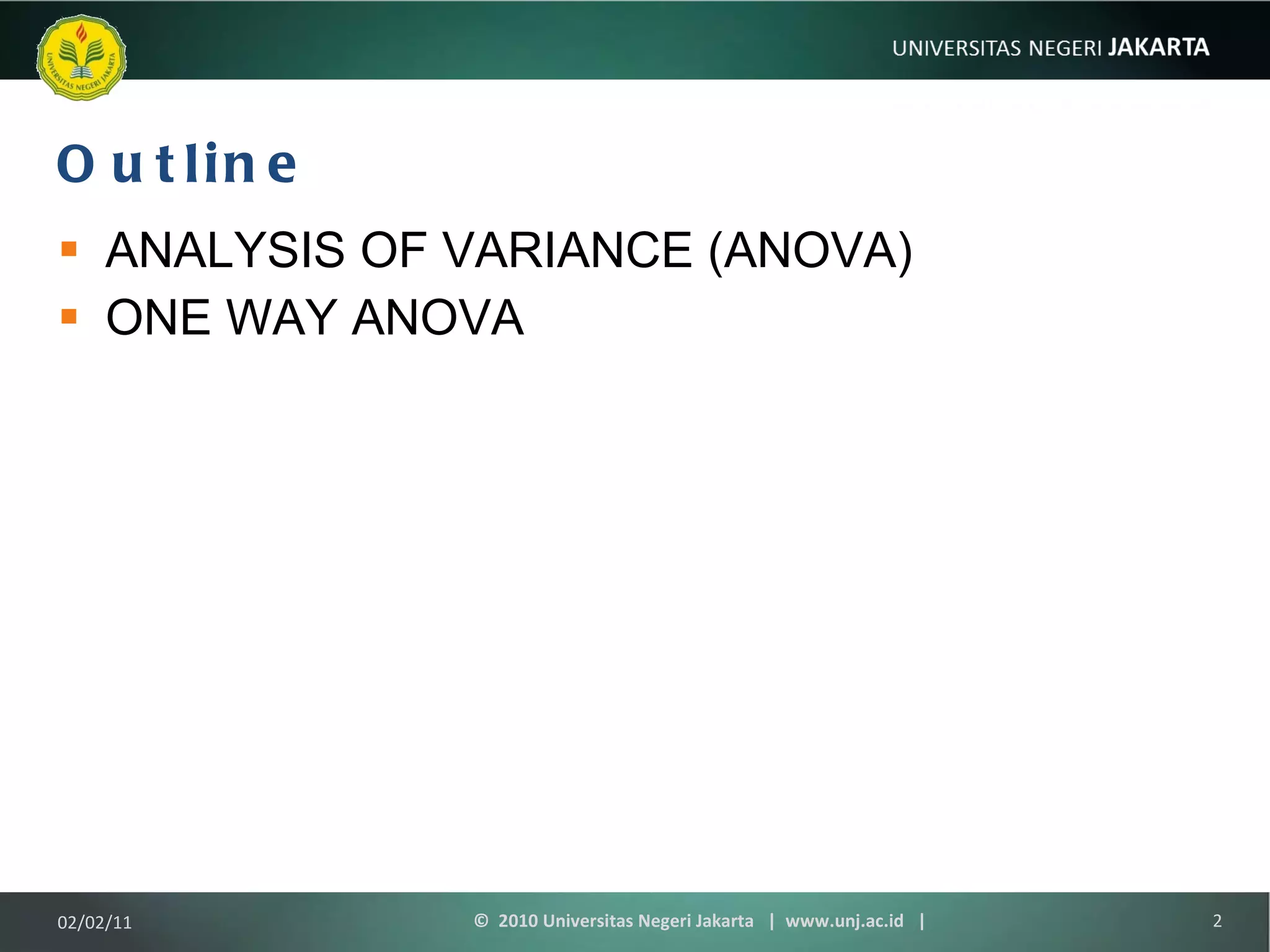 Metodologi Penelitian (3 - 6).anova | PPT