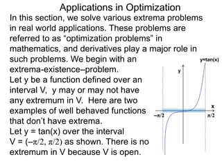 3.6 applications in optimization | PPTX