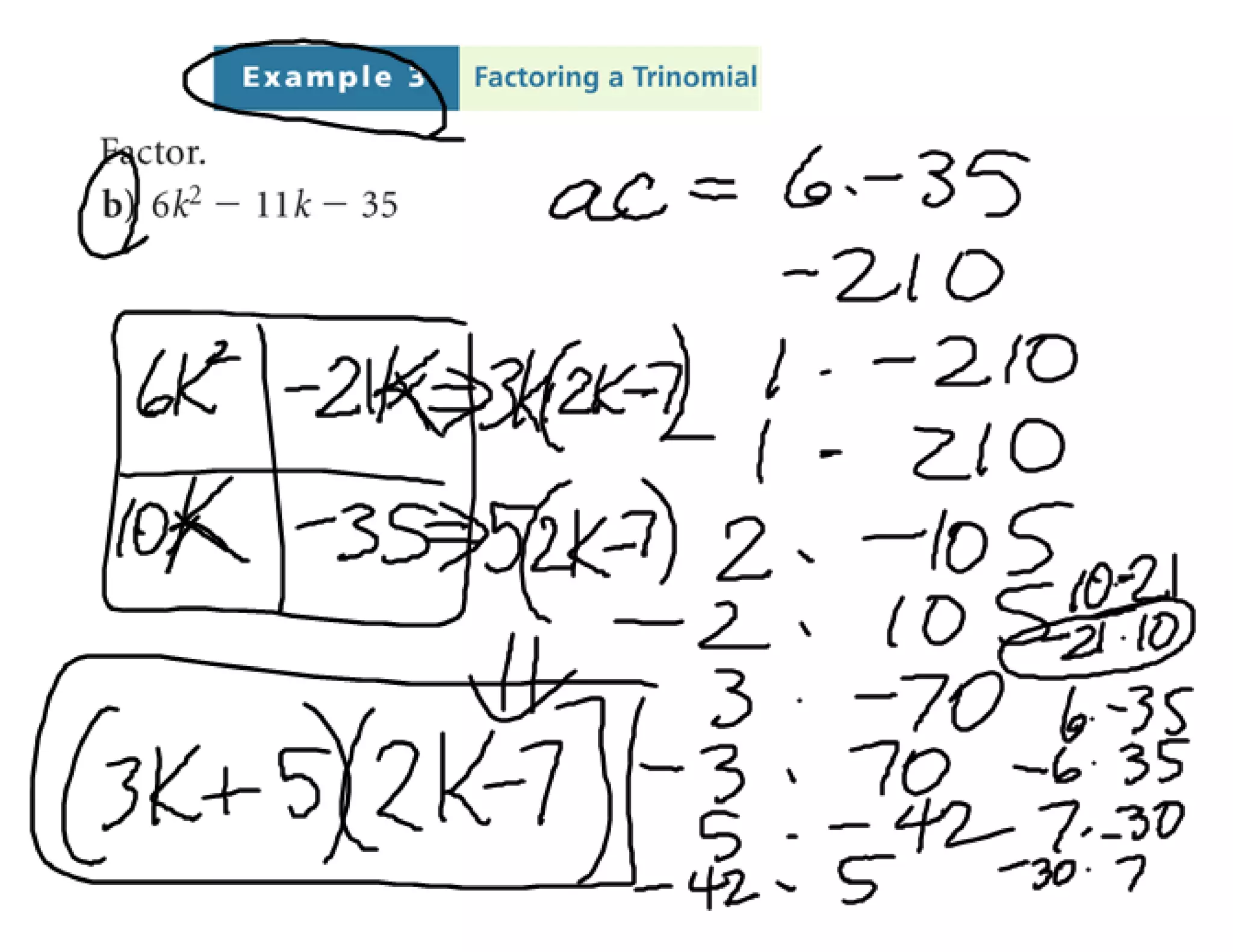 3.6 Factor Complex Trinomial notes | PPT