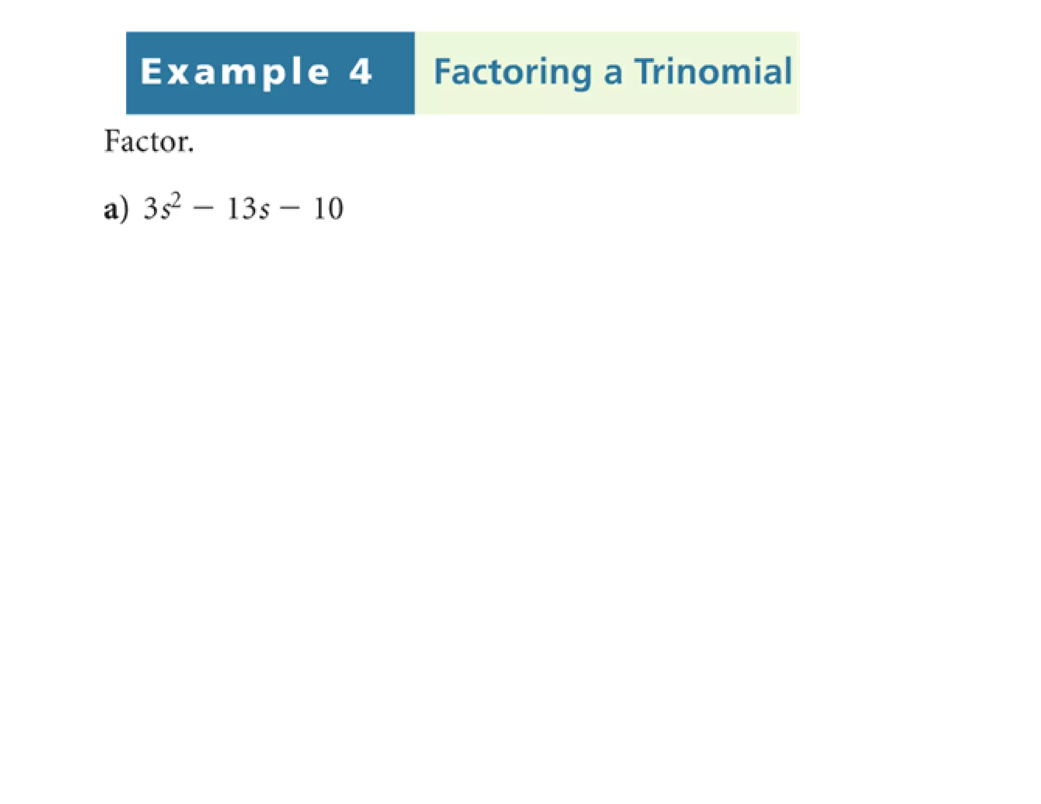 3.6 Factor Complex Trinomial notes | PPT
