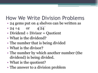 meanings of division | PPT