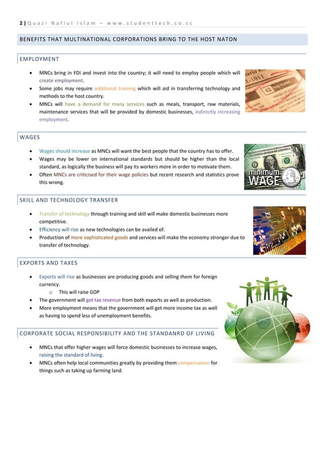 3.6 multinational corporations | PDF | Large Business | Business