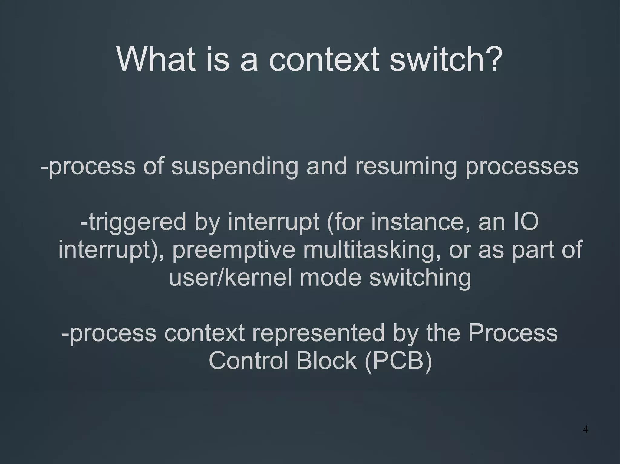 Context Switching | PPT