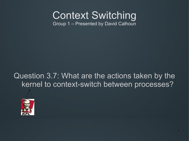 Context Switching | PPT