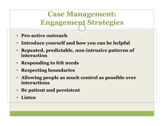 3.7 Voluntary Case Management Strategies | PDF