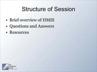 3.7 HMIS: Ask the Experts | PPT