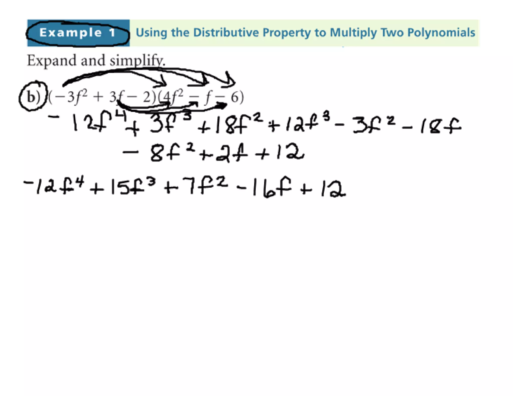3.7 Multiply Polynomials notes 2 | PDF