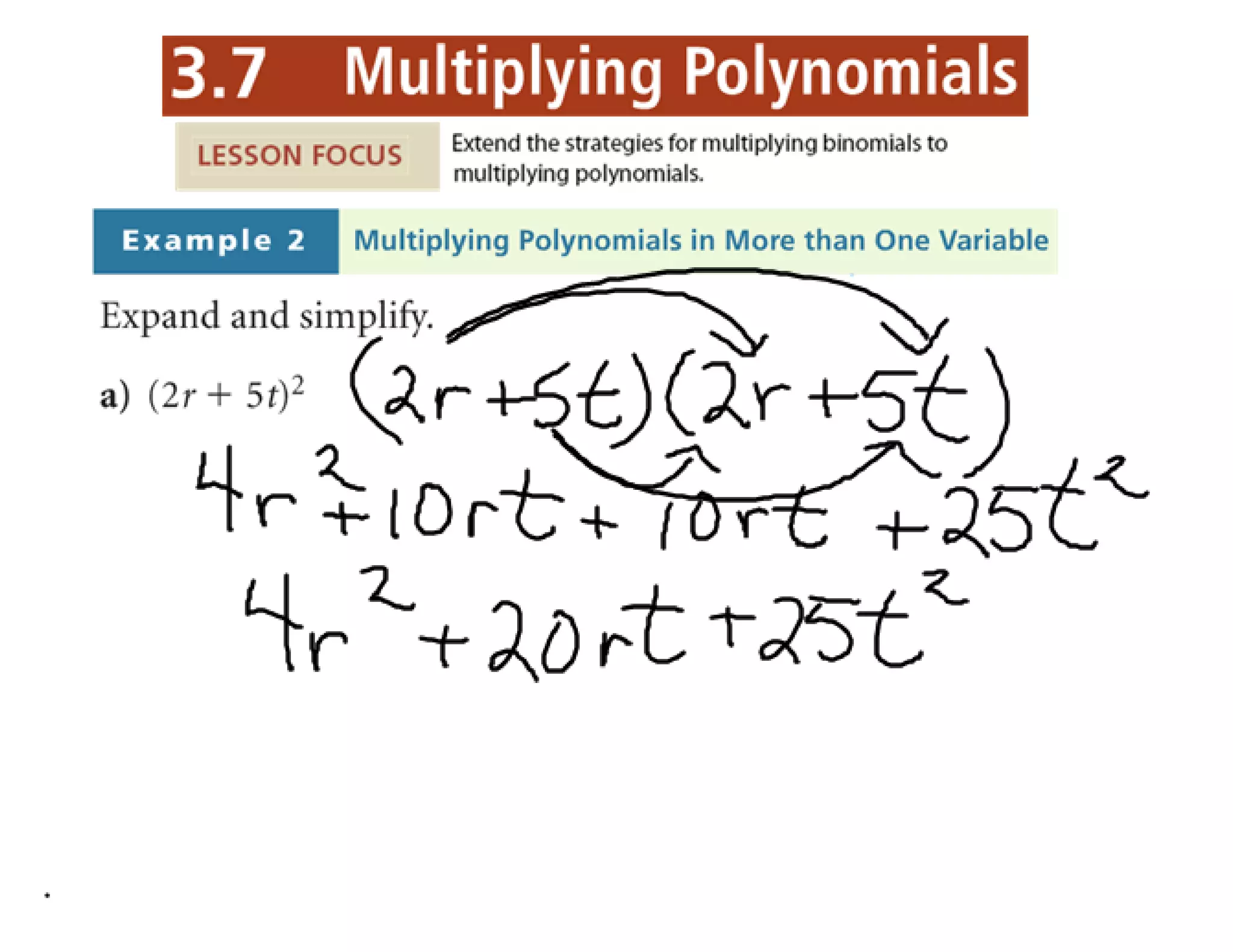 3.7 polynomial order of operations | PDF