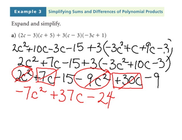 3.7 polynomial order of operations | PPT