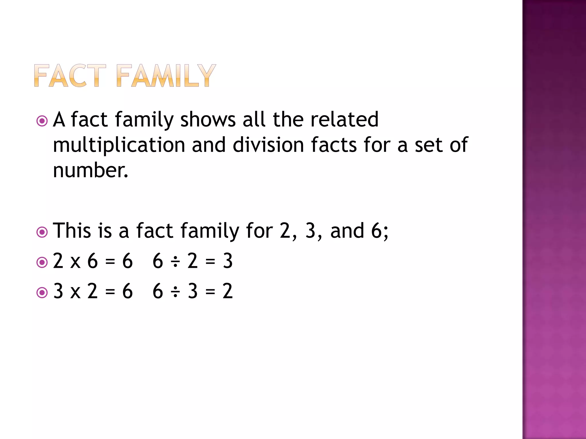 relating multiplication and division | PPTX | Science
