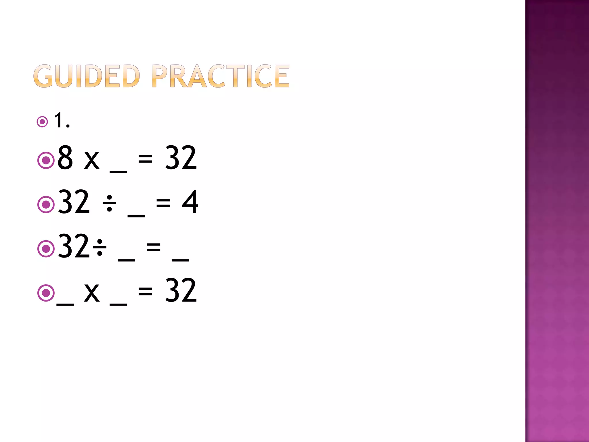 relating multiplication and division | PPTX